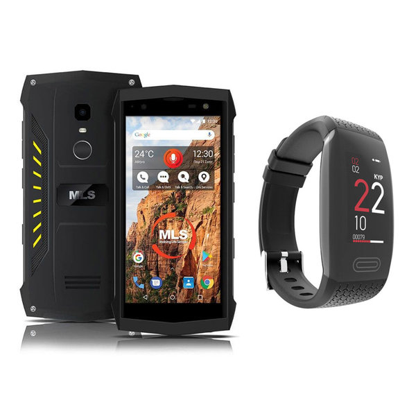 Smartphone MLS Rocky 4G black yellow + Band S2 | Telemarketing Store