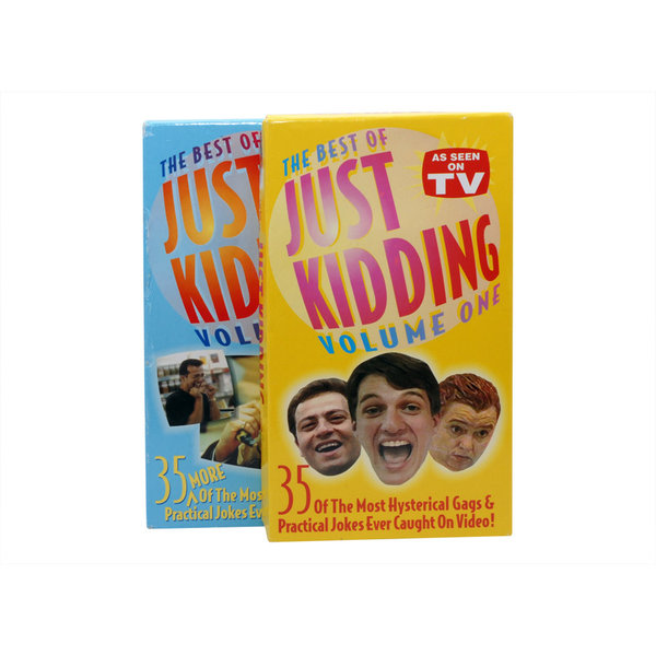 The best of Just Kidding VHS σετ 2 τεμ. | Telemarketing Store