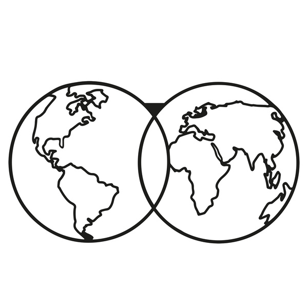 Διακοσμητικό τοίχου μεταλλικό World Map 60x34 εκ. | Telemarketing Store