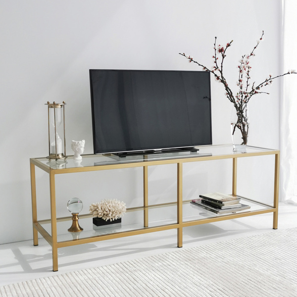 Gold glass tv unit store