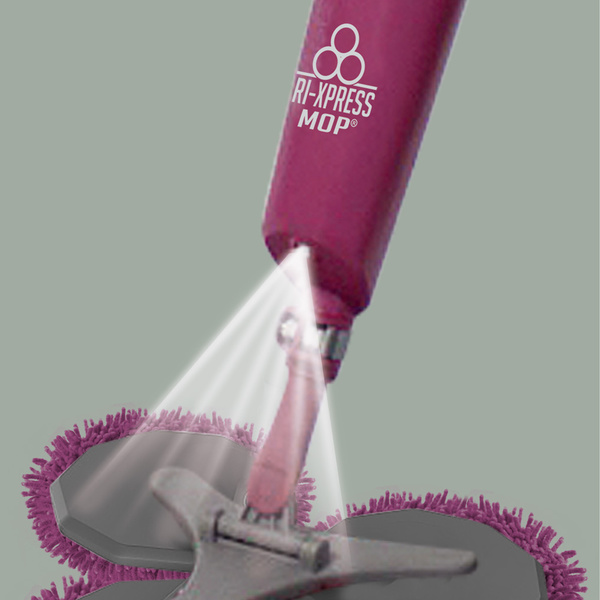 TRI-Xpress Mop 120 cm with 3 swivel heads | Telemarketing Store
