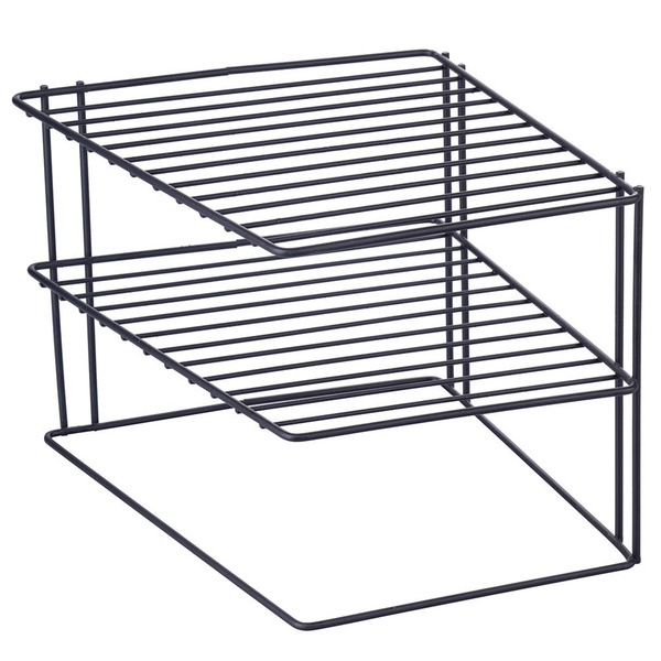 Kitchen corner shelf iron black Galileo 24,5x24x20,5 cm | Telemarketing ...