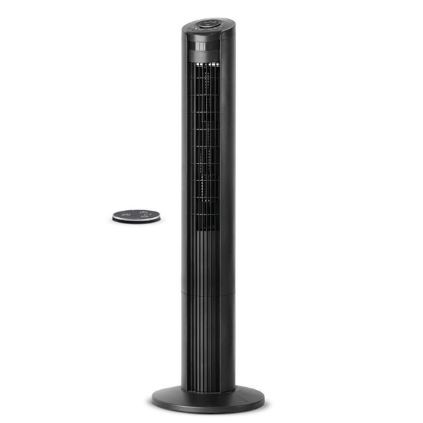 Tower fan 15718-R Primo 42'' 107cm Airmonster with remote control Black ...