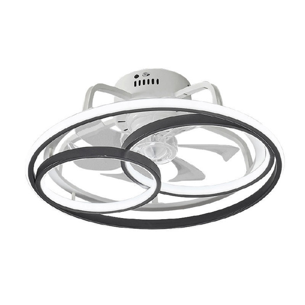 Ceiling fan PRCF-80676 Primo DC 20'' 50 cm with remote controle 2 LED ...