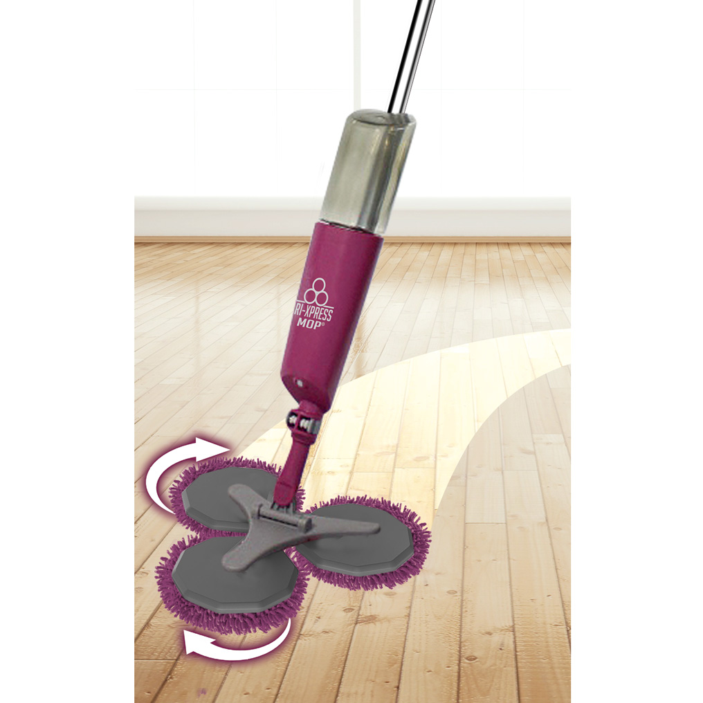 TRI-Xpress Mop 120 cm with 3 swivel heads | Telemarketing Store